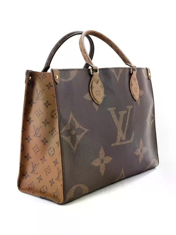 LOUIS VUITTON Onthego Reverse Monogram Giant Mm Tote Bag - Brown