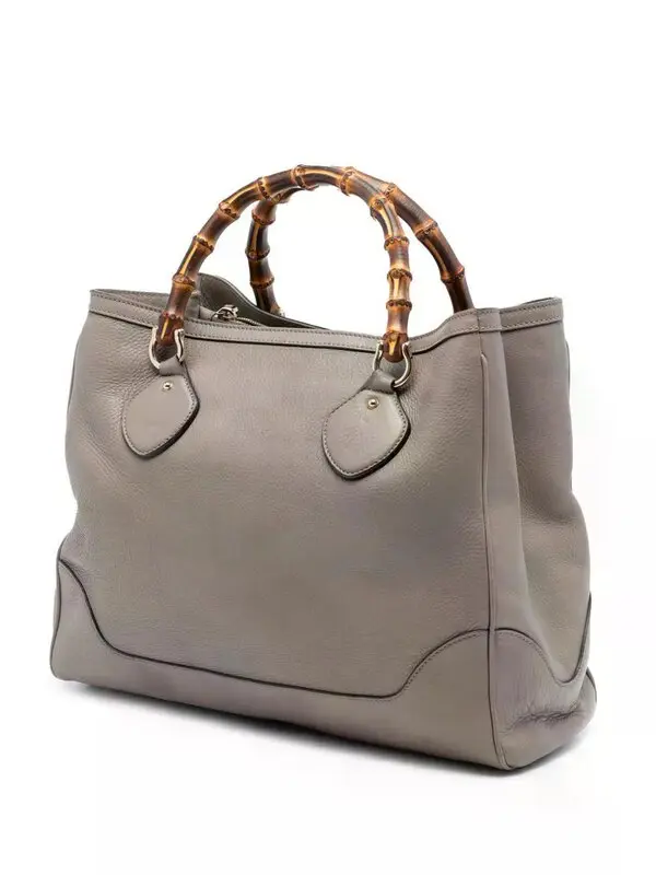 Gucci 2016-2026 Medium Leather Bamboo Diana Tote Bag