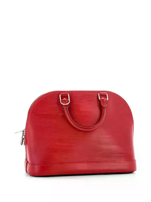 LOUIS VUITTON Alma Handbag Epi Leather Pm - Red