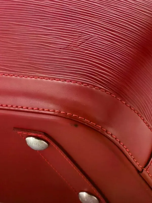 LOUIS VUITTON Alma Handbag Epi Leather Pm - Red