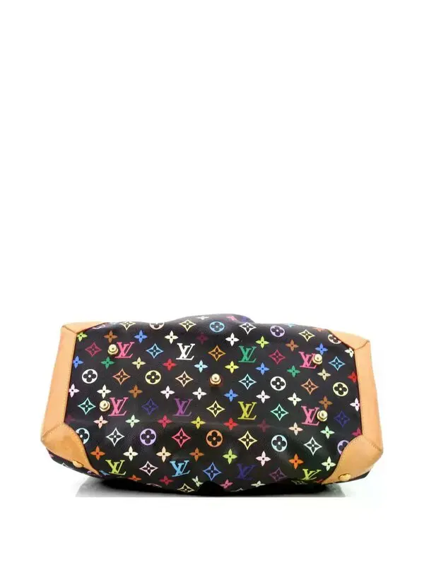 LOUIS VUITTON Ursula Handbag Monogram Multicolor Satchel - Black
