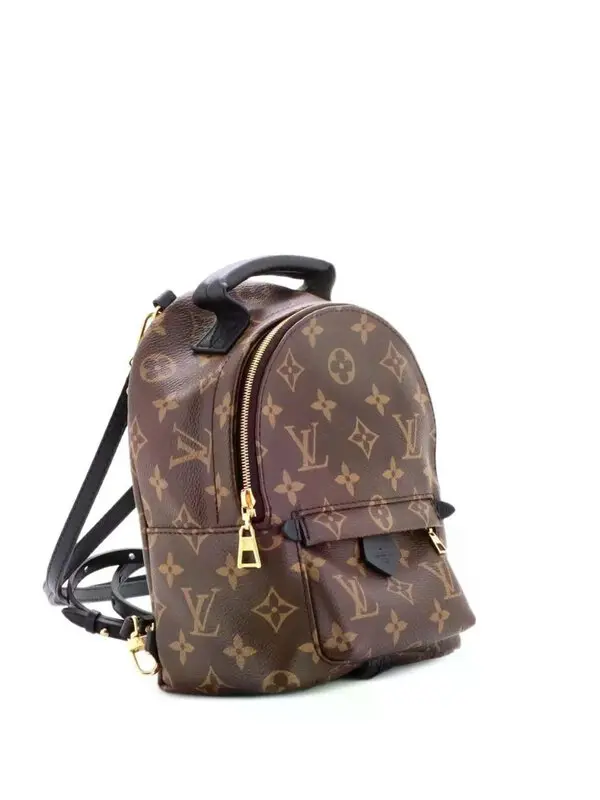 LOUIS VUITTON Palm Springs Monogram Canvas Mini Backpack - Brown