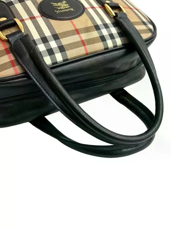 Burberry Haymarket Check Dome Handbag