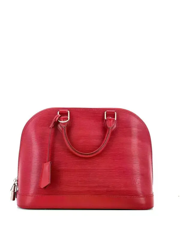 LOUIS VUITTON Alma Handbag Epi Leather Pm - Red