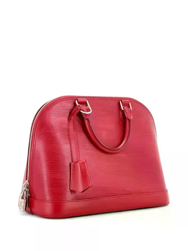 LOUIS VUITTON Alma Handbag Epi Leather Pm - Red