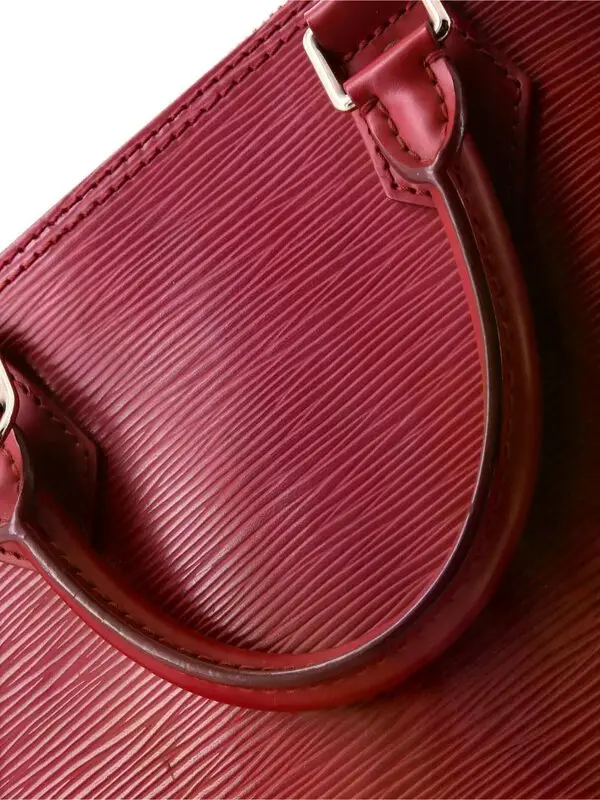 LOUIS VUITTON Alma Handbag Epi Leather Pm - Red
