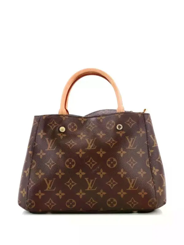 LOUIS VUITTON Montaigne Handbag Monogram Canvas Bb Satchel