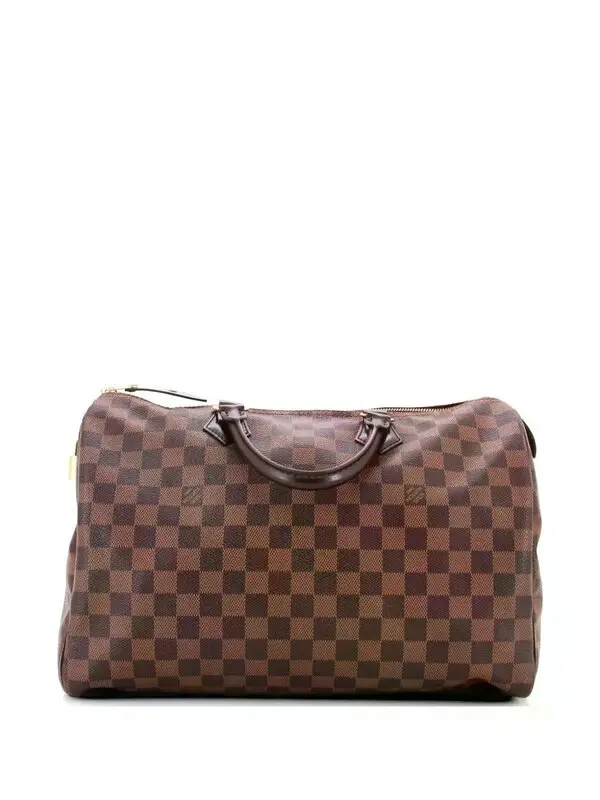 LOUIS VUITTON Speedy Handbag Damier 35 - Brown