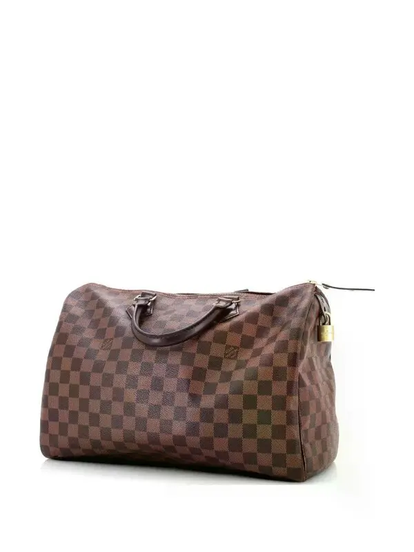 LOUIS VUITTON Speedy Handbag Damier 35 - Brown