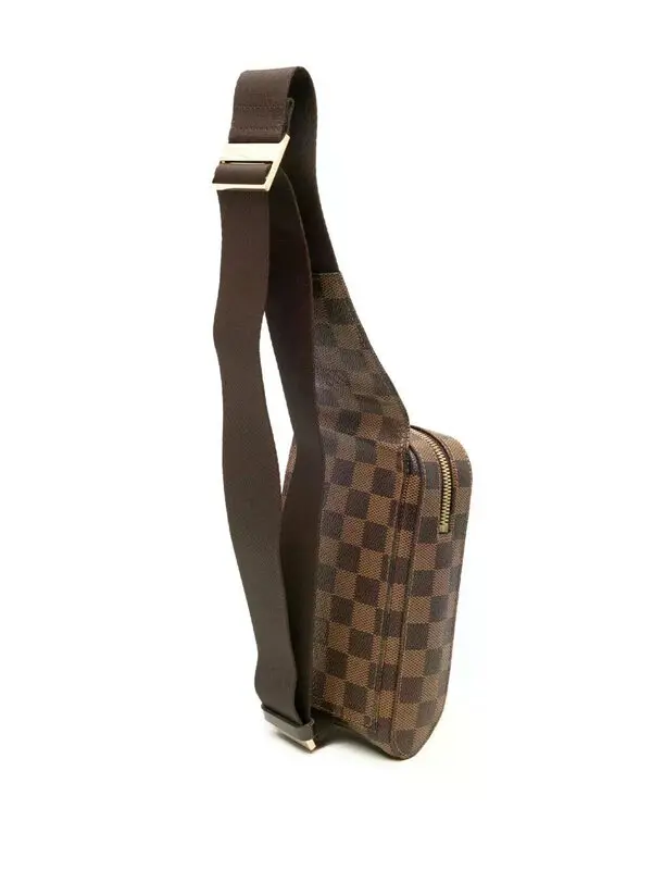 LOUIS VUITTON 2004 Damier Ebene Geronimos Crossbody Bag