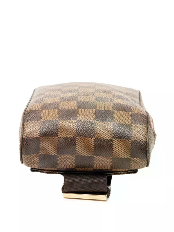 LOUIS VUITTON 2004 Damier Ebene Geronimos Crossbody Bag