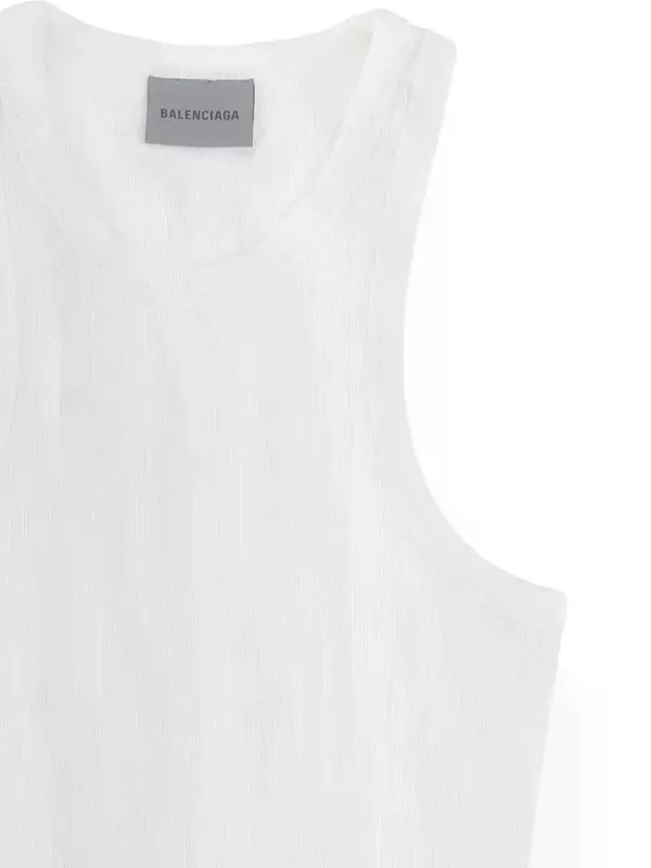 Balenciaga Ribbed Tank Top
