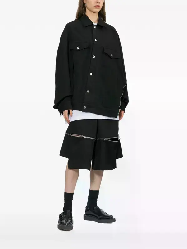 Comme Des Garçons Asymmetric-hem Jacket