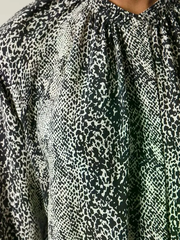 LANVIN Snakeskin Print Blouse
