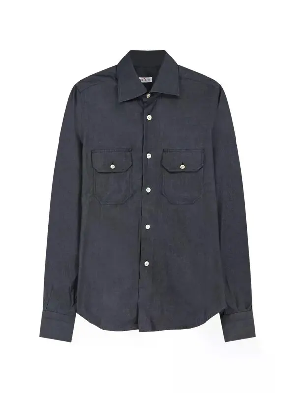 Kiton Pocketed Shirt - Grey