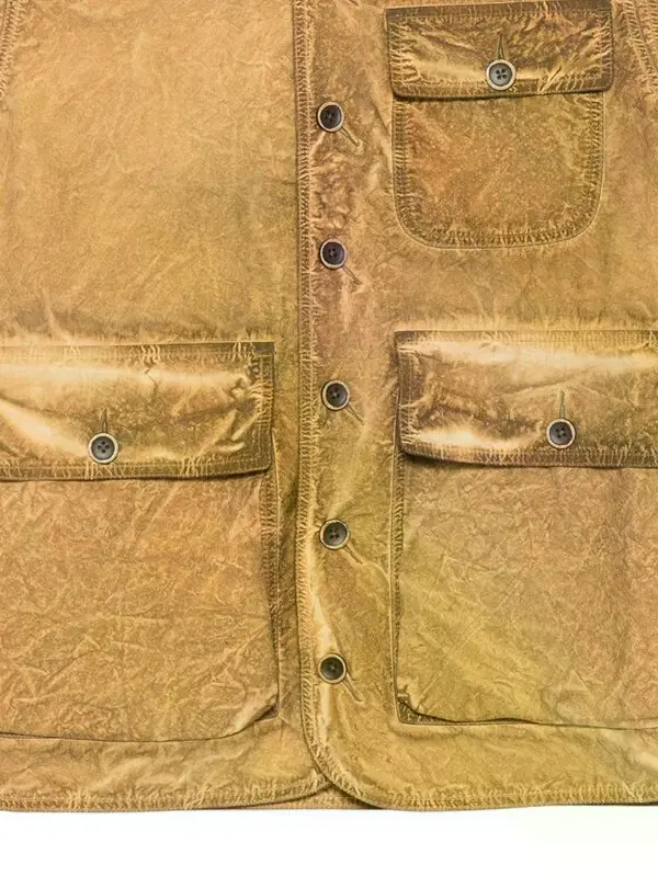 UMA WANG Button Detailed Flap-pocket Vest - Neutrals