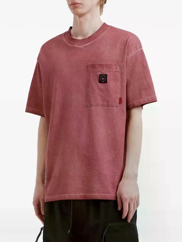 Izzue X Alpha Industries Patch-pocket T-shirt - Red
