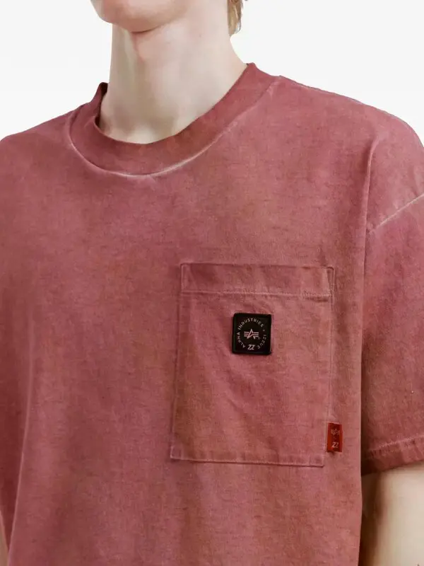 Izzue X Alpha Industries Patch-pocket T-shirt - Red
