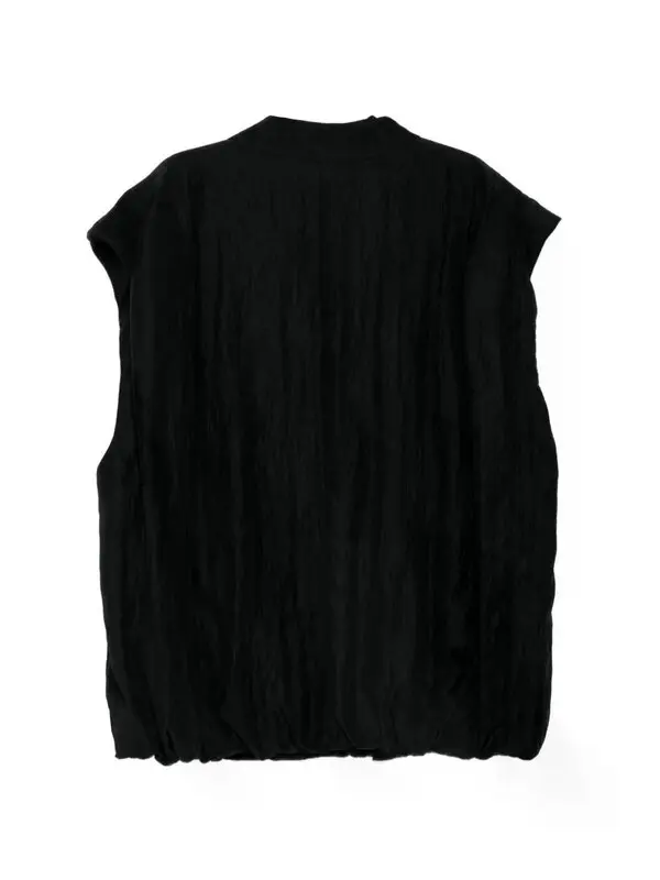 SONGZIO Sleeveless Button-down Shirt