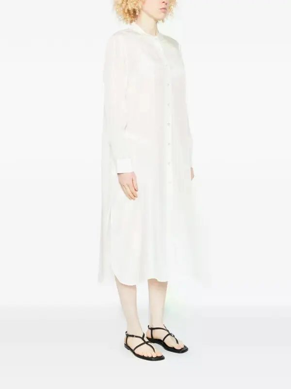 P.a.r.o.s.h Saxon Buttoned Midi Dress