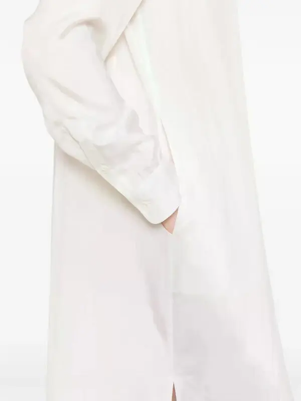 P.a.r.o.s.h Saxon Buttoned Midi Dress