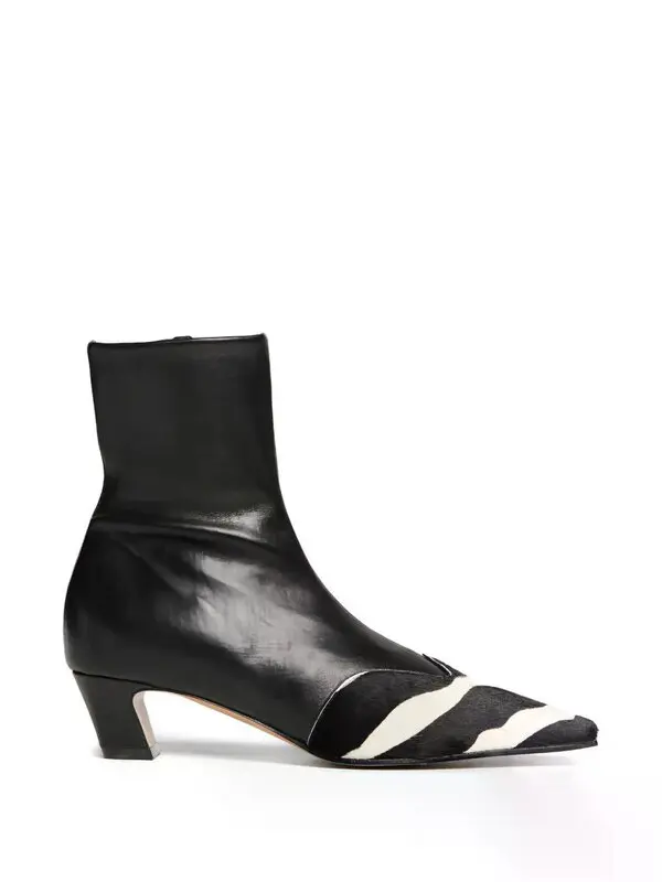 Khaite Nevada Point-toe Boots - Black