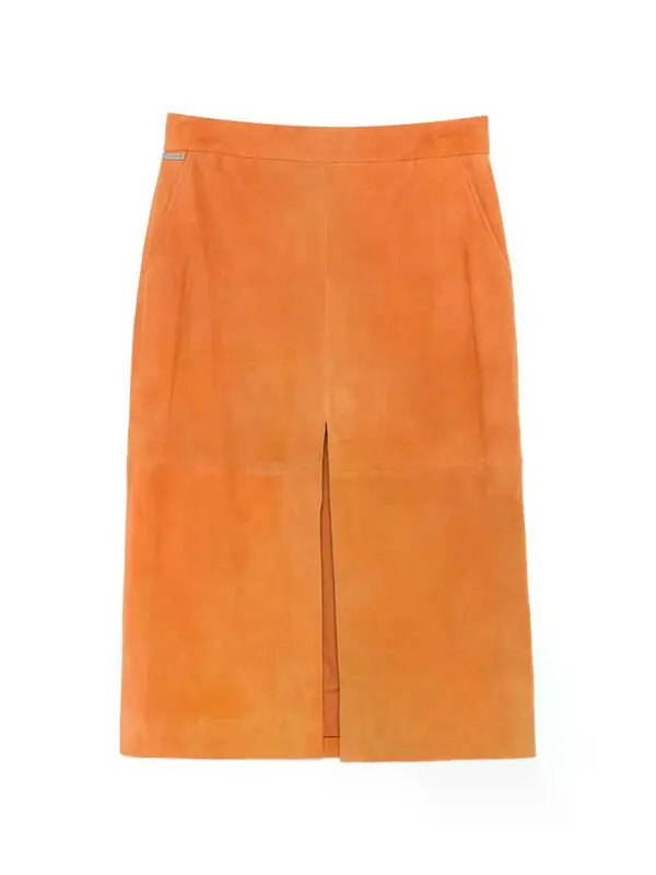 Iceberg Slit Skirt - Orange