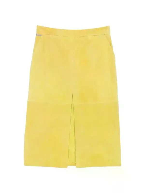Iceberg Slit Skirt - Yellow