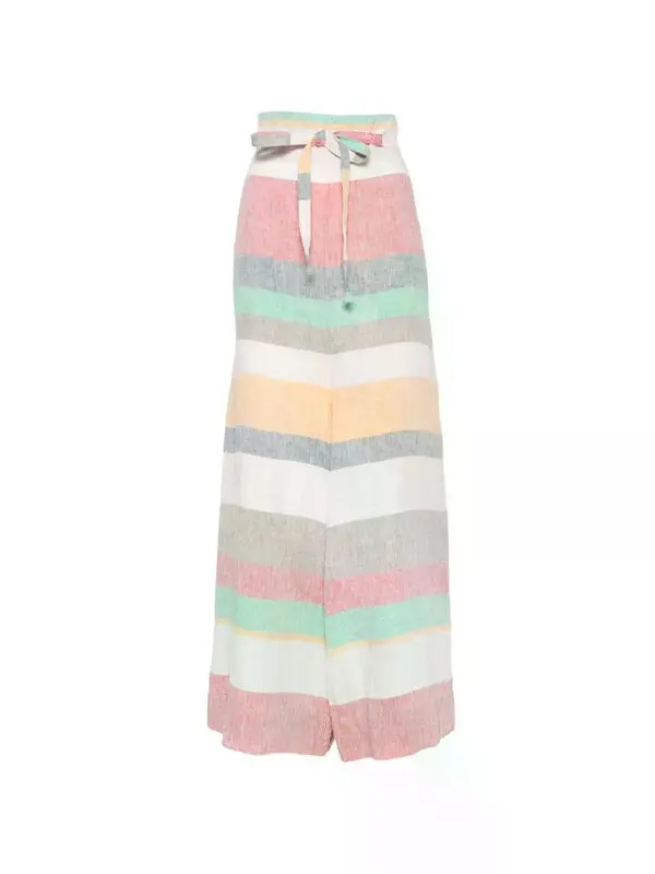 OSKLEN Striped Wide-leg Trousers