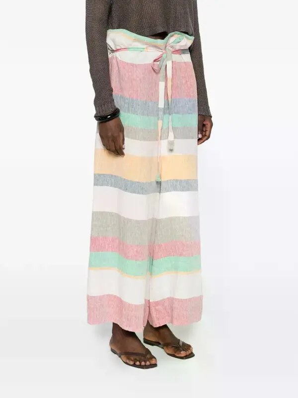 OSKLEN Striped Wide-leg Trousers