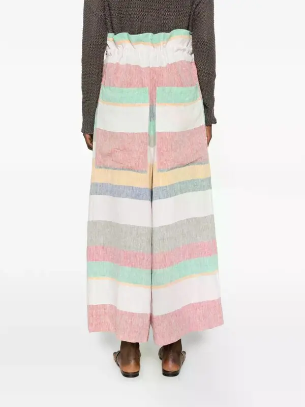 OSKLEN Striped Wide-leg Trousers