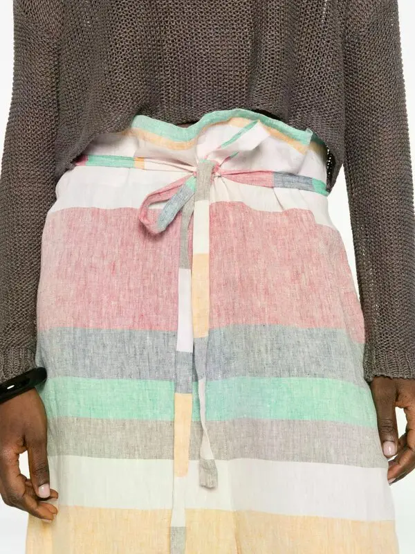 OSKLEN Striped Wide-leg Trousers