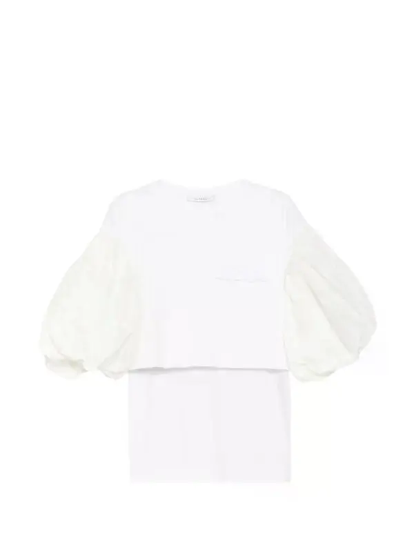 BY FANG Balloon-sleeves T-shirt - White