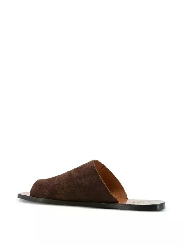 ATP ATELIER Rosa Toe-strap Sandals - Brown