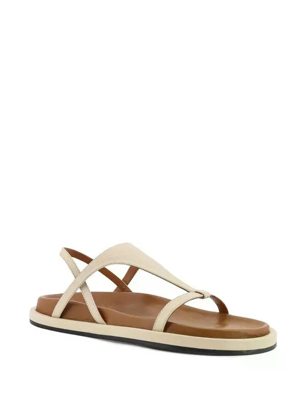 ATP ATELIER Ultimo T-strap Sandals - Neutrals