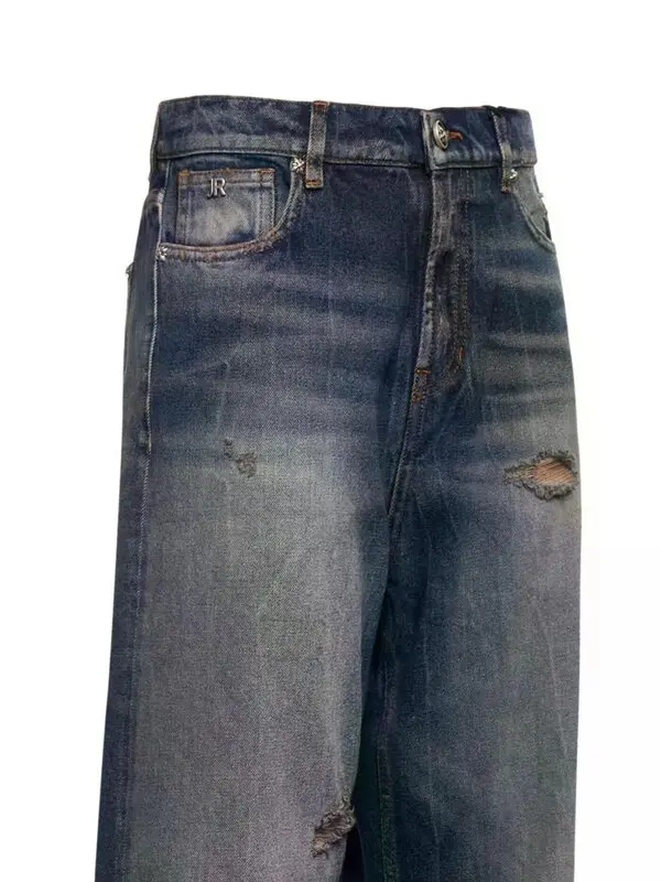 John Richmond Ripped-detail Jeans