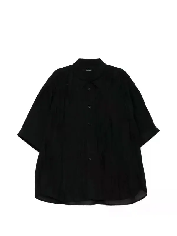 SONGZIO Textured Shirt - Black