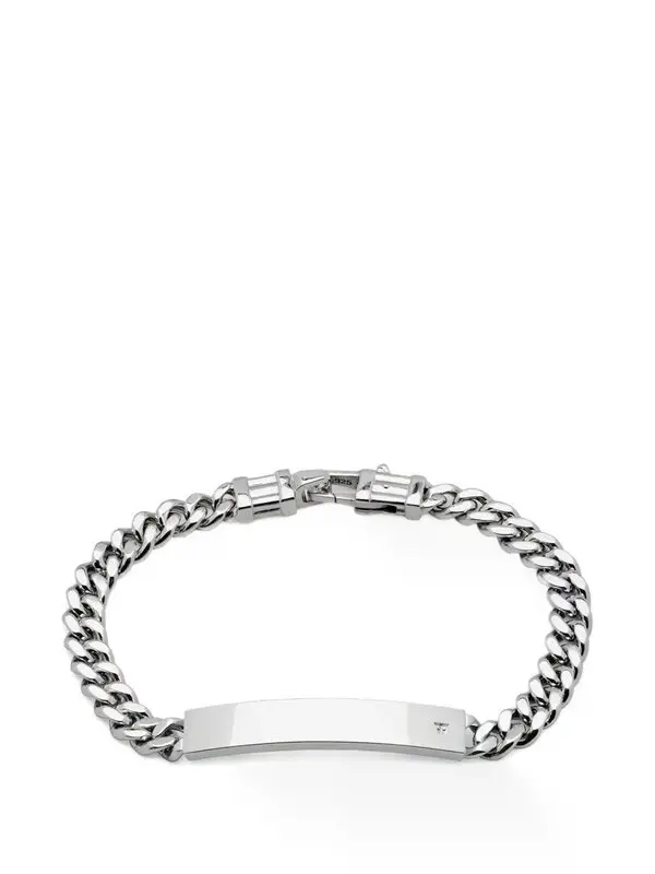 Tom Wood Id Curb Chain Bracelet - Silver