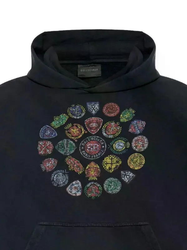 Balenciaga Graphic-print Hoodie