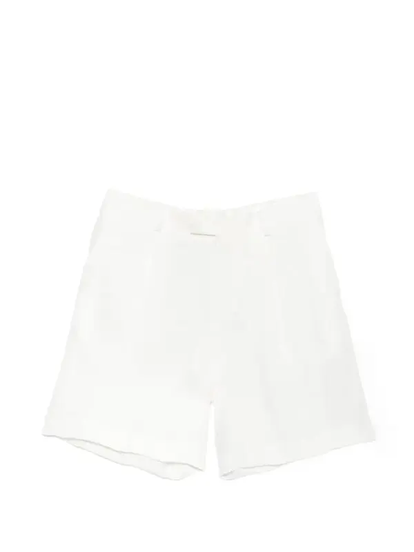 LARDINI Pleated Shorts - White