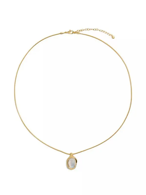 Monica Vinader Odyssey Moonstone Pendant Necklace - Gold