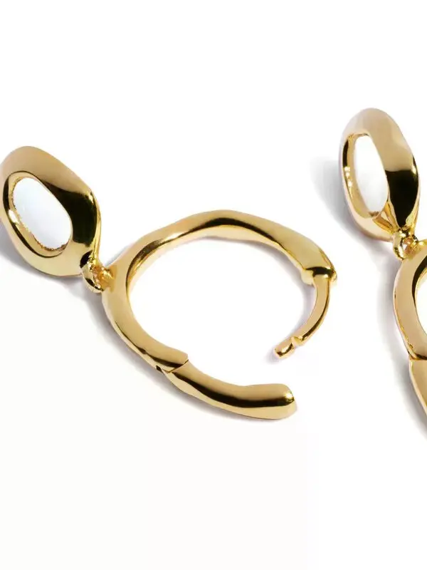 Monica Vinader Odyssey Moonstone Earrings - Gold