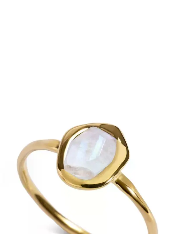 Monica Vinader Odyssey Moonstone Vermeil Ring - Gold