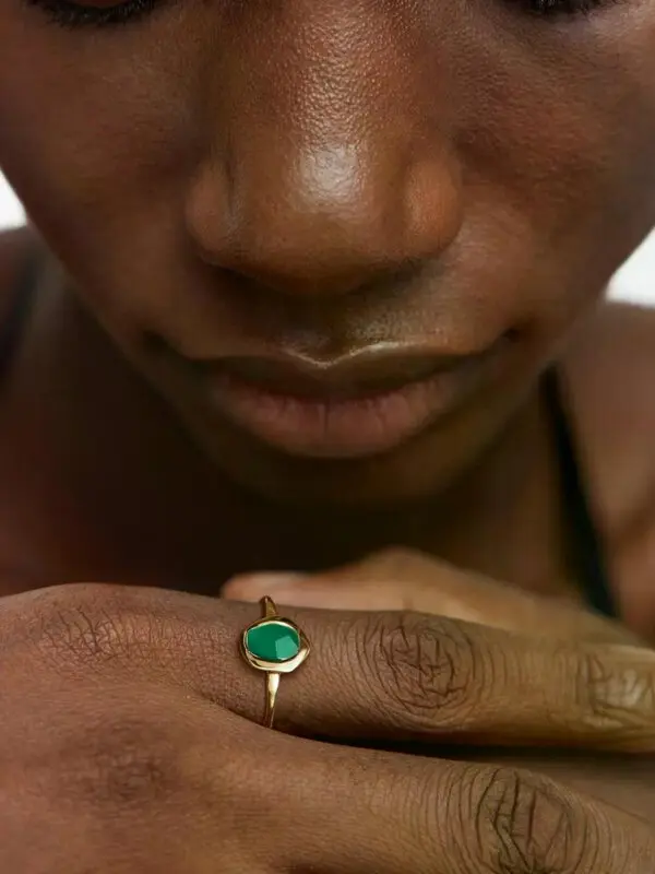 Monica Vinader Odyssey Onyx Ring