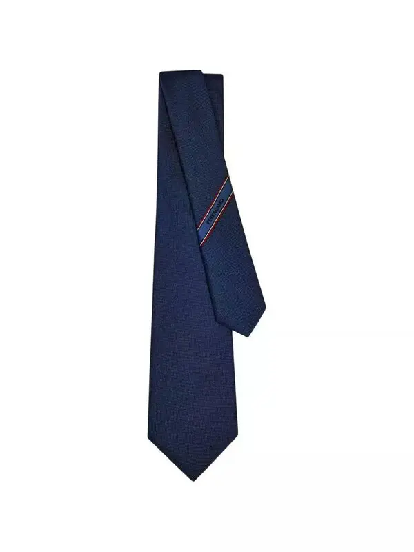 FERRAGAMO Logo Neck Tie - Blue