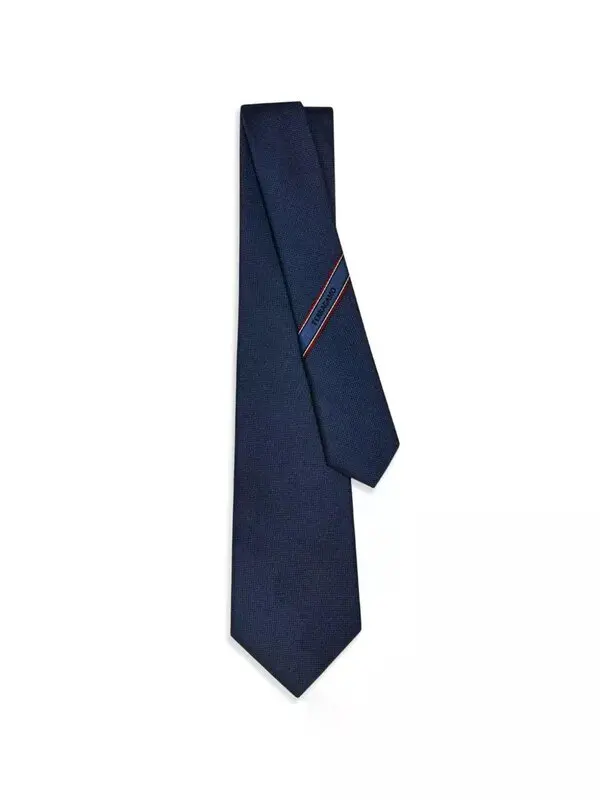 FERRAGAMO Logo Neck Tie - Blue
