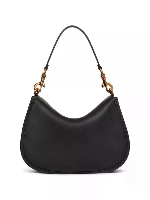Etro Medium Leather Pony Bag With Paisley Studs
