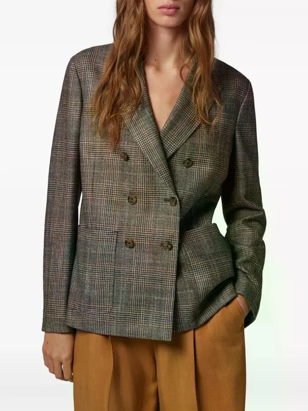 Paul Smith Double-breasted Check Blazer