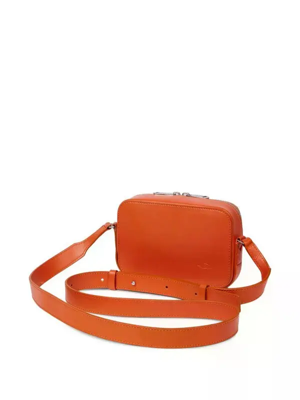 Paul Smith Zipped Leather Shoulder Bag - Orange