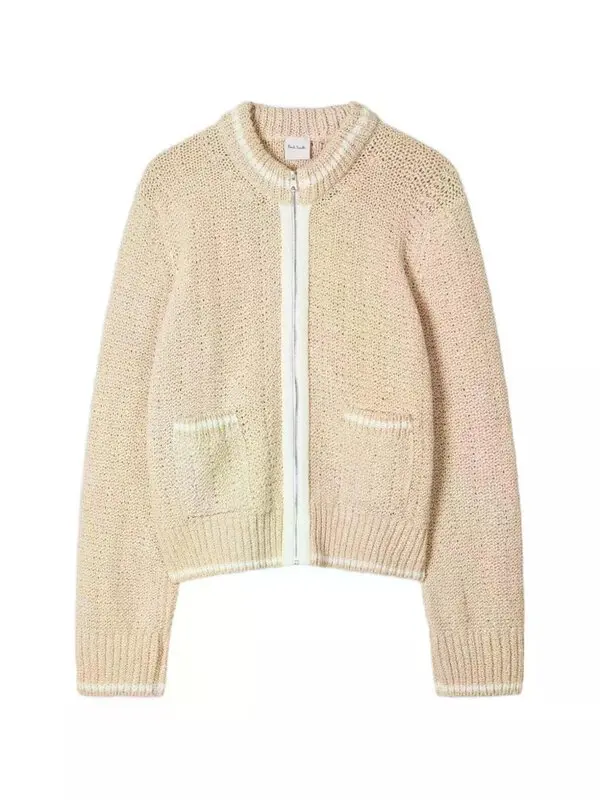 Paul Smith Zip-up Cardigan - Neutrals